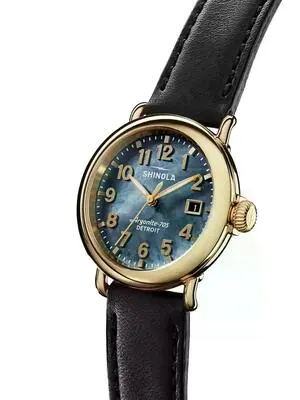 Shinola Runwell 36mm Watch With Dial And Date Window