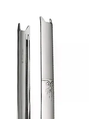 Christofle Malmaison Engraved Plated Ice Tong