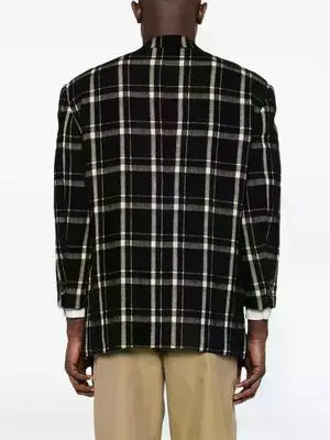 Issey Miyake Tailored Check Blazer