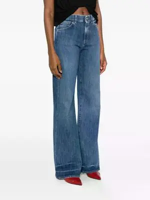 DONDUP Amber Wide-leg Denim Jeans - Blue