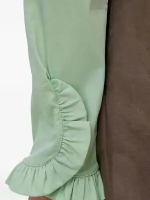 MOS MOSH Mattie Ruffled Shirt - Green
