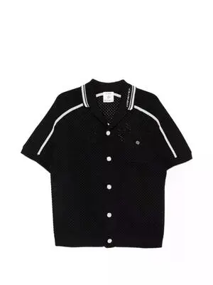 Casablanca Striped Shirt - Black