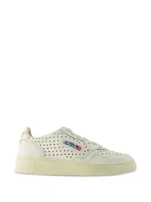 AUTRY Medalist Perforated Lace-up Sneakers - Neutrals