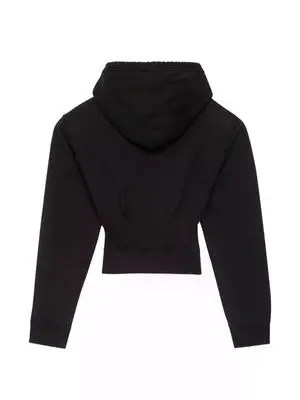 Dsquared2 Cropped Drawstring Hoodie
