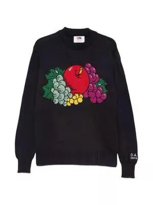D.a.t.e. Fruit Motif Knit Sweater - Blue