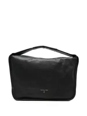 Patrizia Pepe Goat Skin Shoulder Bag - Black