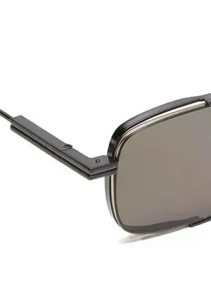 Zegna Rectangle Frame Sunglasses