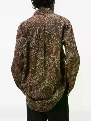 Our Legacy Vast Paisley-print Shirt - Brown