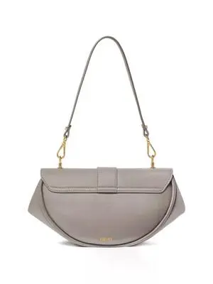 Versace Virtus Logo-plaque Shoulder Bag - Grey