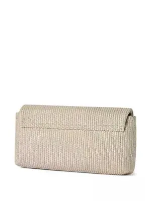 Brunello Cucinelli Sartorial Clutch Bag In Techno Raffia