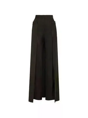 NISSA Detachable Skirt Wide-leg Trousers - Black