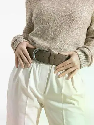 Brunello Cucinelli Suede Belt - Brown