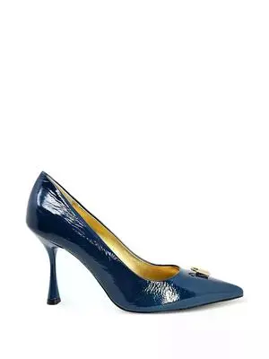 MADISON MAISON Lock-detail Pointed Pumps - Blue