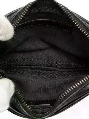 Fendi Mini Zucchino Canvas Zip Crossbody Bag