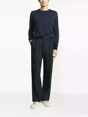 FAY Crew Neck Long Sleeve Sweater - Blue