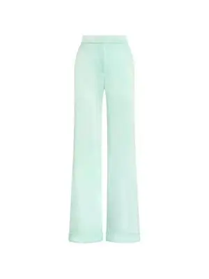 GENNY Satin Trousers - Green