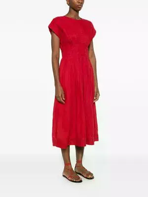 Sea Textured Midi Dress