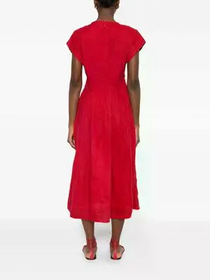 Sea Textured Midi Dress