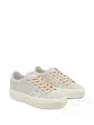 Hogan Crosswind Low-top Logo Sneakers - Neutrals