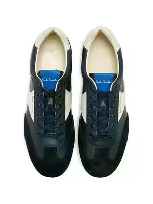Paul Smith Suede Panelled Lace-up Sneakers - Blue