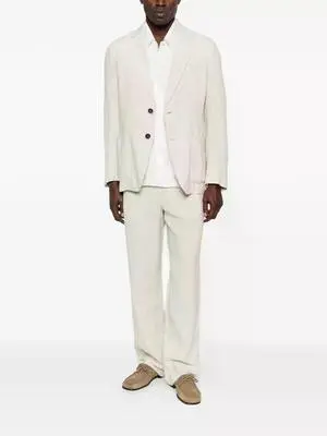 Barena Venezia Herringbone Wide-leg Trousers - Neutrals