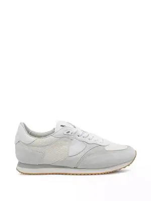 Philippe Model Suede Low Top Sneakers - White