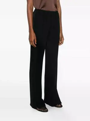 FORTE_FORTE Wide Leg Split Hem Trousers