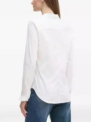 MOS MOSH Mattie Ruffled Cuffs Shirt - White