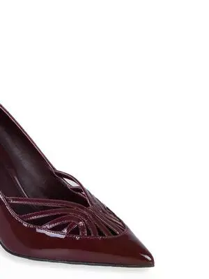 ALEVI MILANO Gaia Cut-out Pumps - Red