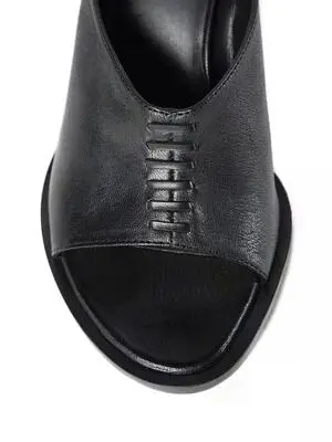 ANN DEMEULEMEESTER Semi-glossy Leather Pumps