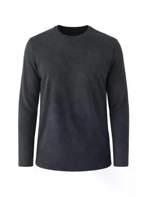 PATRICK ASSARAF Long-sleeve Crewneck Top - Grey