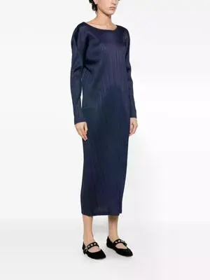 Issey Miyake Midi Dress - Blue