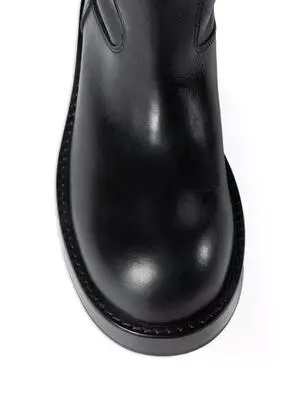 ANN DEMEULEMEESTER Buckled Leather Boots