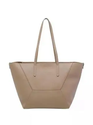Brunello Cucinelli Duo Zip Leather Shoulder Bag