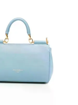 Dolce & Gabbana Mini Sicily Leather Tote Bag