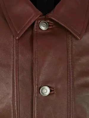 GIORGIO BRATO Buttoned Leather Jacket