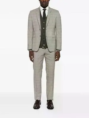 REVERES 1949 Checked Single-breasted Blazer