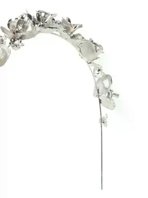 JENNIFER BEHR Larena Floral Headband - Silver