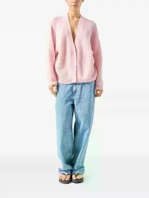 American Vintage East Long-sleeve Cardigan - Pink