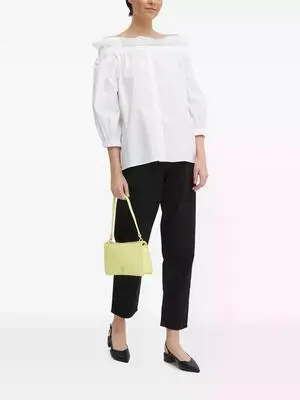MOS MOSH Off-shoulder Ruffle Blouse - White