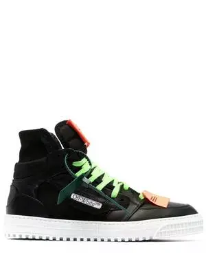Off-White 3.0 Off-court High Top Sneakers - Black