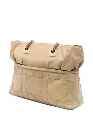 Dior Lambskin Cannage Granville Chain Tote Bag