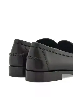 FERRAGAMO Gancini Ornament Patent Loafers