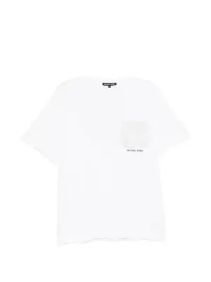 Michael Kors Logo Monogram Pocket T-shirt