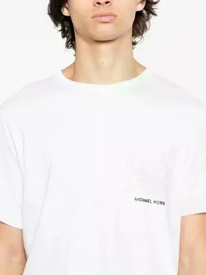 Michael Kors Logo Monogram Pocket T-shirt