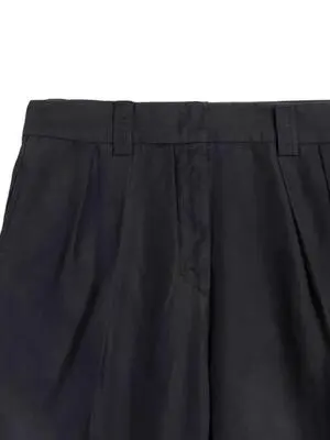 Aspesi Pleated Turn-up Shorts - Blue