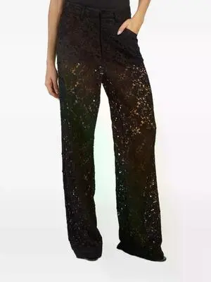 Federica Tosi Black Wash Pants For Women