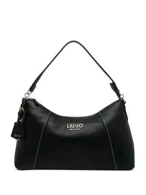 Liu Jo Logo Plaque Shoulder Bag - Black
