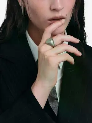 MAISON MARGIELA Tone Oval Signet Ring
