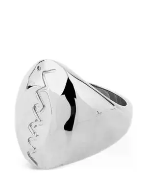 Marni Polished -tone Signet Ring - Silver